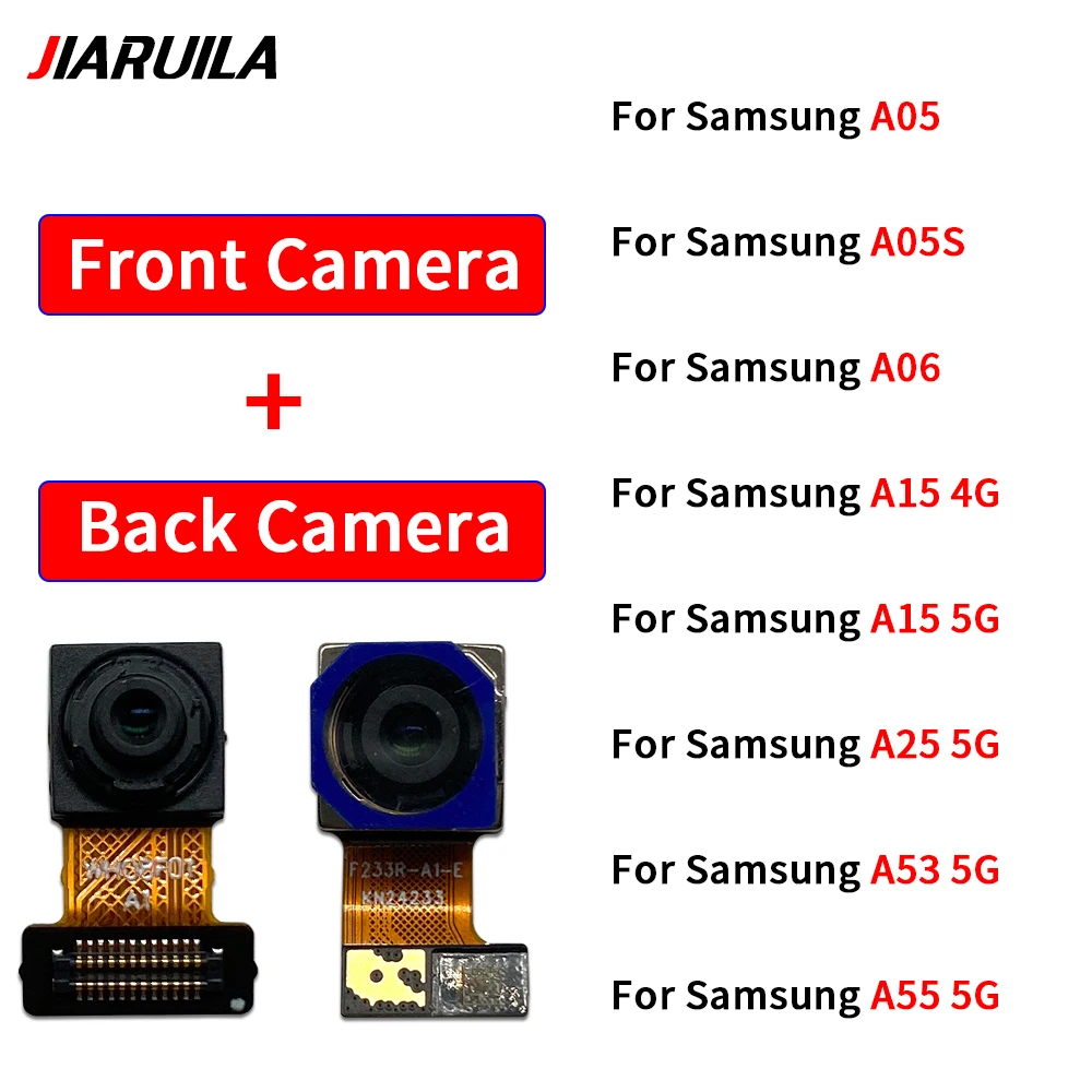 Front and Rear Back Camera For Samsung A05 A05S A06 A15 4G A25 A53 A55 ...
