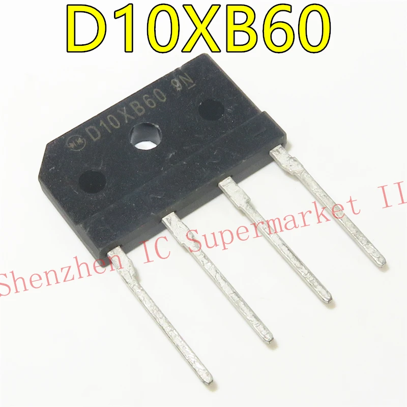 New D10xb60 Rectifier Bridge Flat Bridge Reactor Heap 10a / 600v Shindengen New Power ...