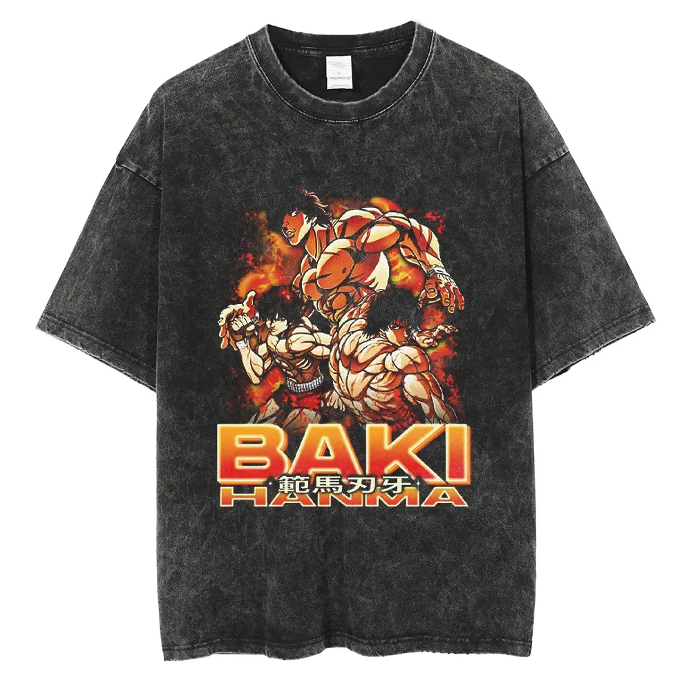 Men-Streetwear-Harajuku-Vintage-T-Shirt-Japanese-Anime-Baki-Hanma ...