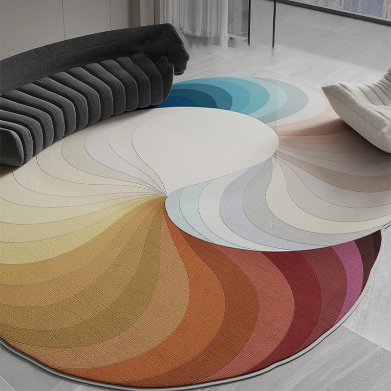 Living-Room-Carpet-Home-Decoration-Irregular-Shape-Short-Fluff-Art ...