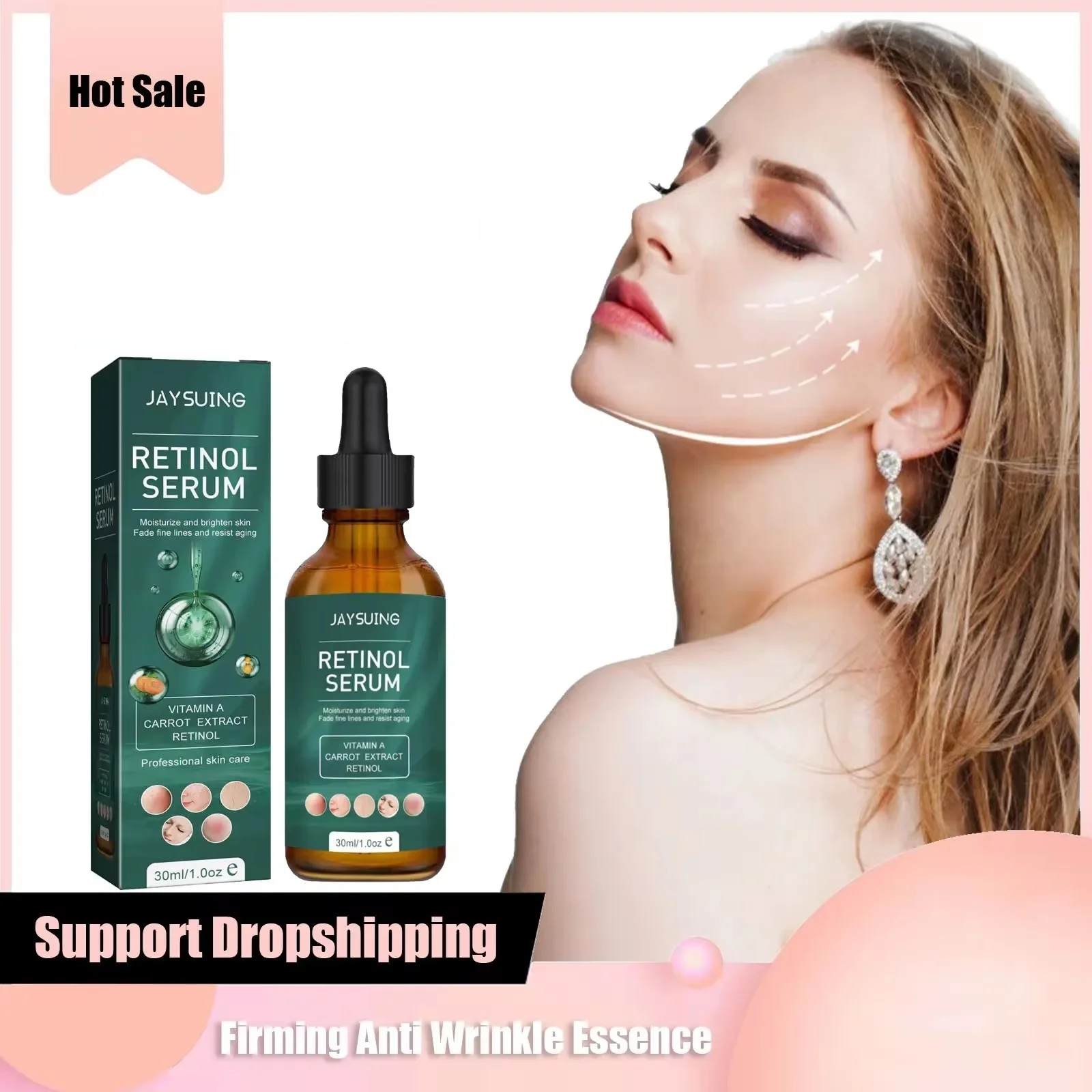 Suero-para-eliminar-arrugas-instant-neas-Retinol-reafirmante-desvanecimiento-de-l-neas-finas ...