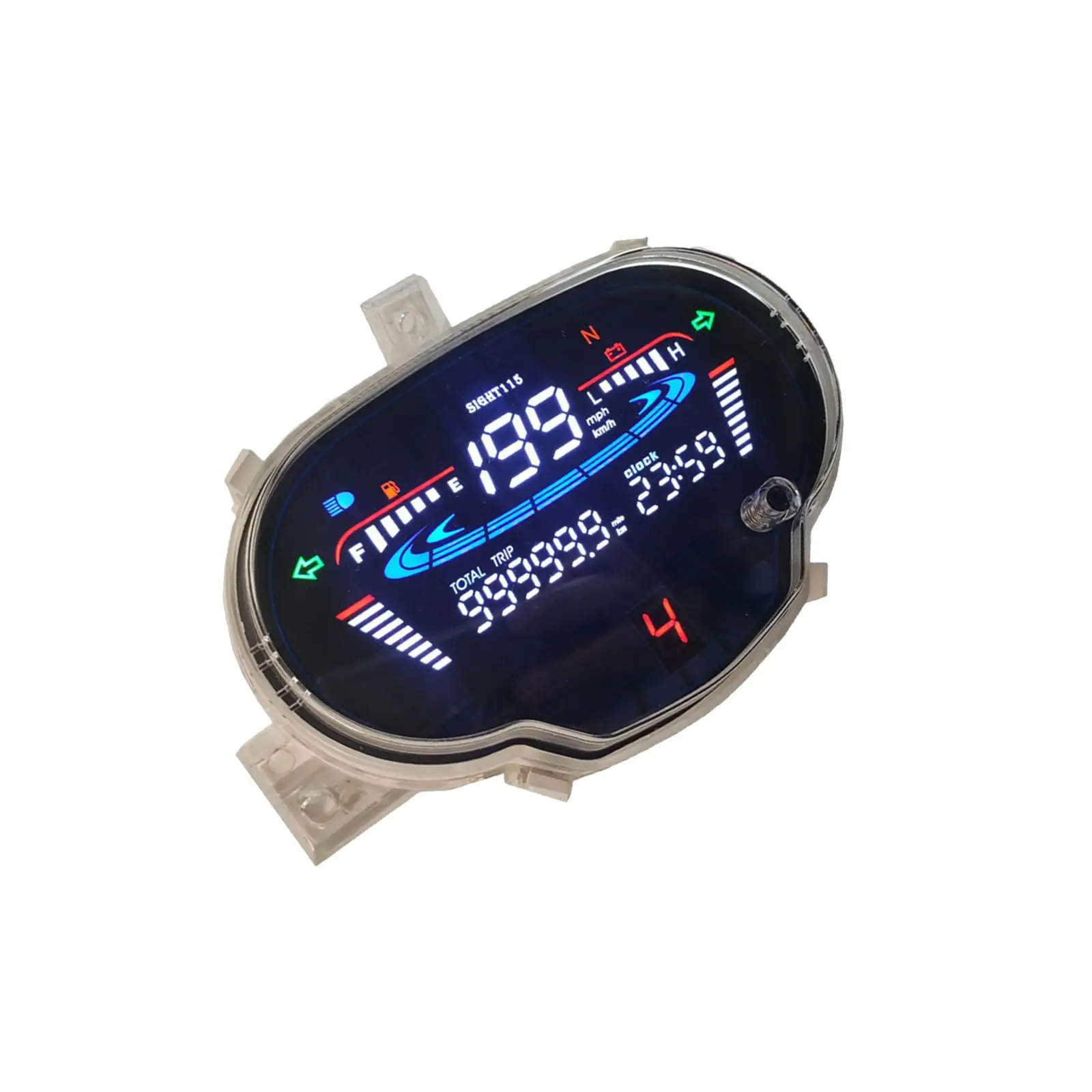 LED-Digital-Speedometer-Odometer-Digital-Gauge-Electronic-Modification ...