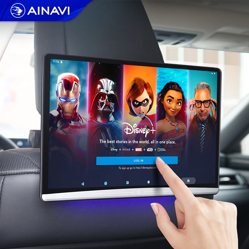 Ainavi-Headrest-TV-Android-Monitor-13-3-Inch-Car-4K-Display ...
