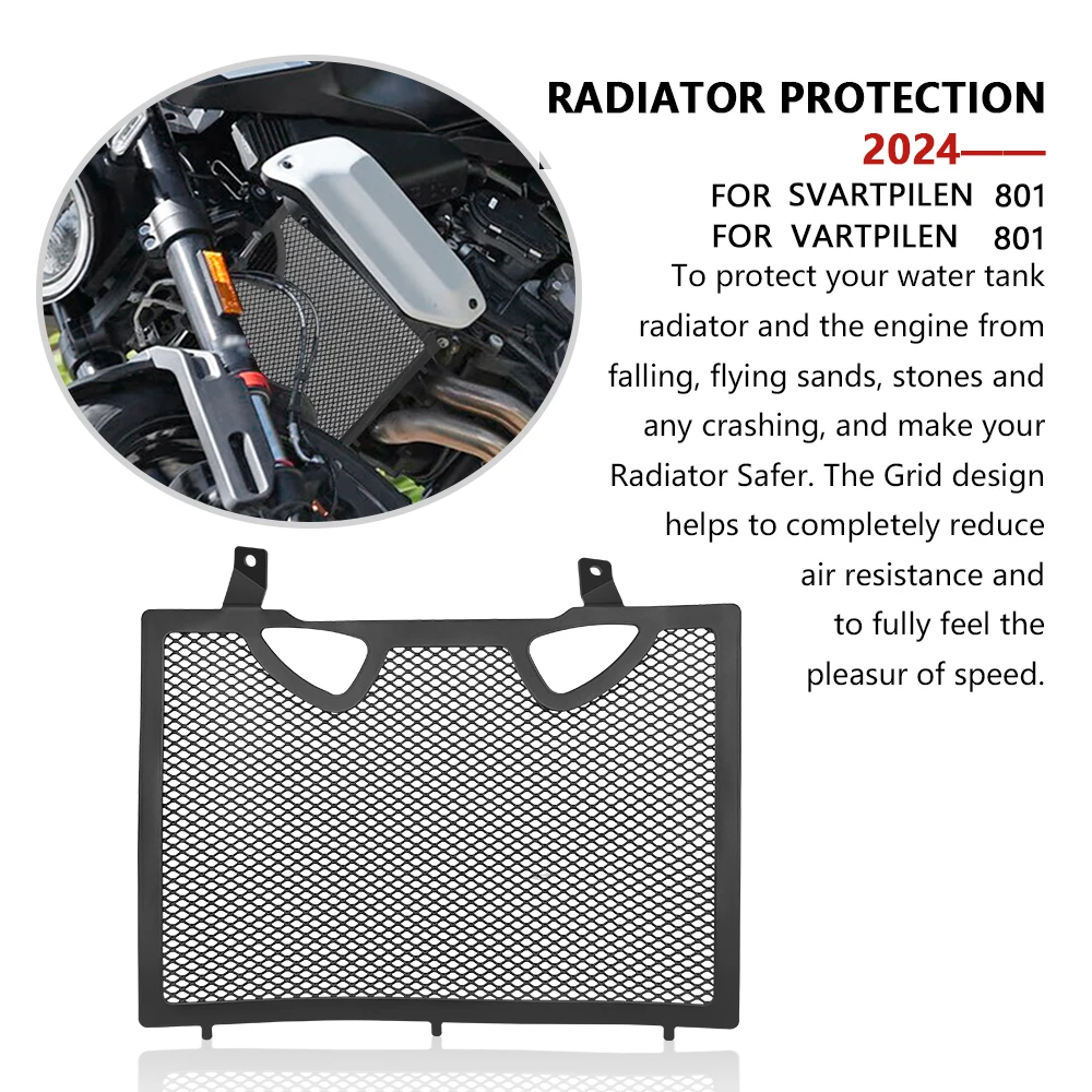 For Motorcycle Radiator Mesh Radiator Protectors Heat dissipation ...