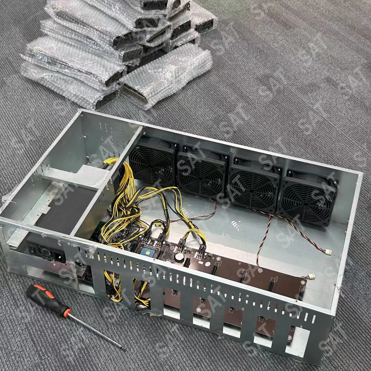 Коробка сервера Gpu с 8 картами для установки CMP 30HX 40HX 50HX 90HX ...