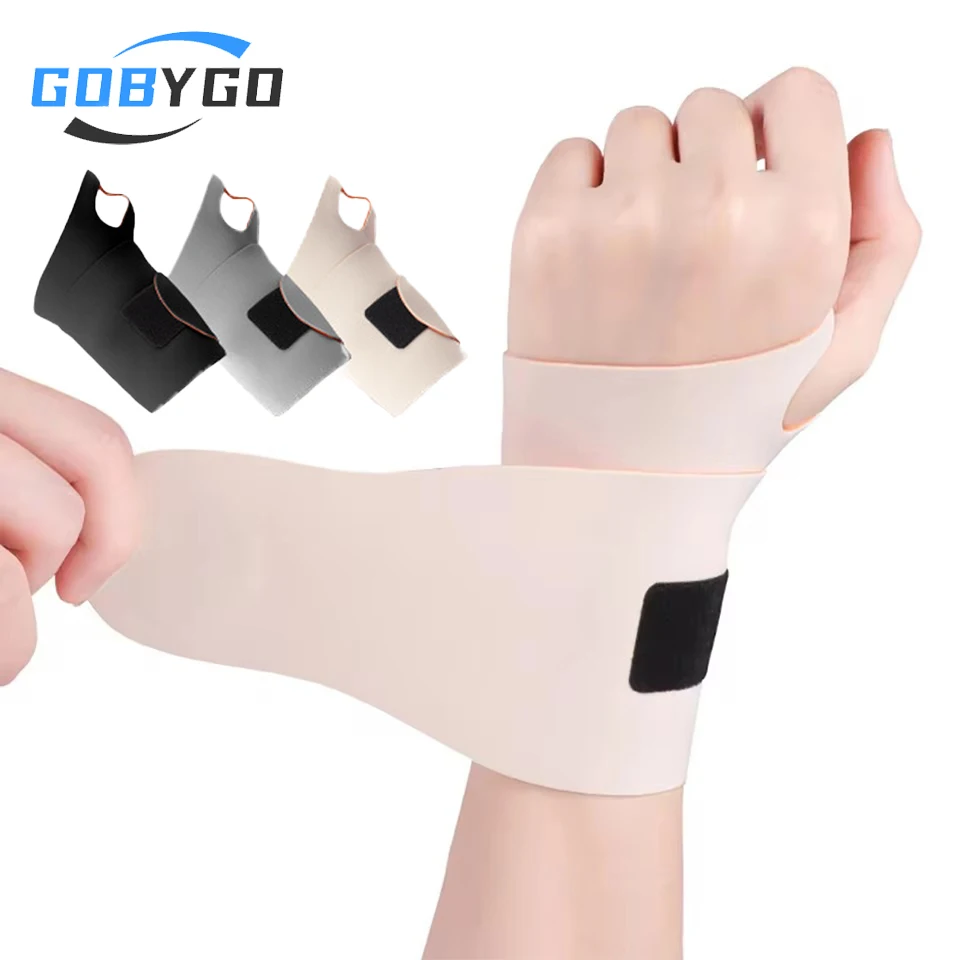 Adjustable Ultra-Thin Compression Wrist Brace for Sprain and Pain ...