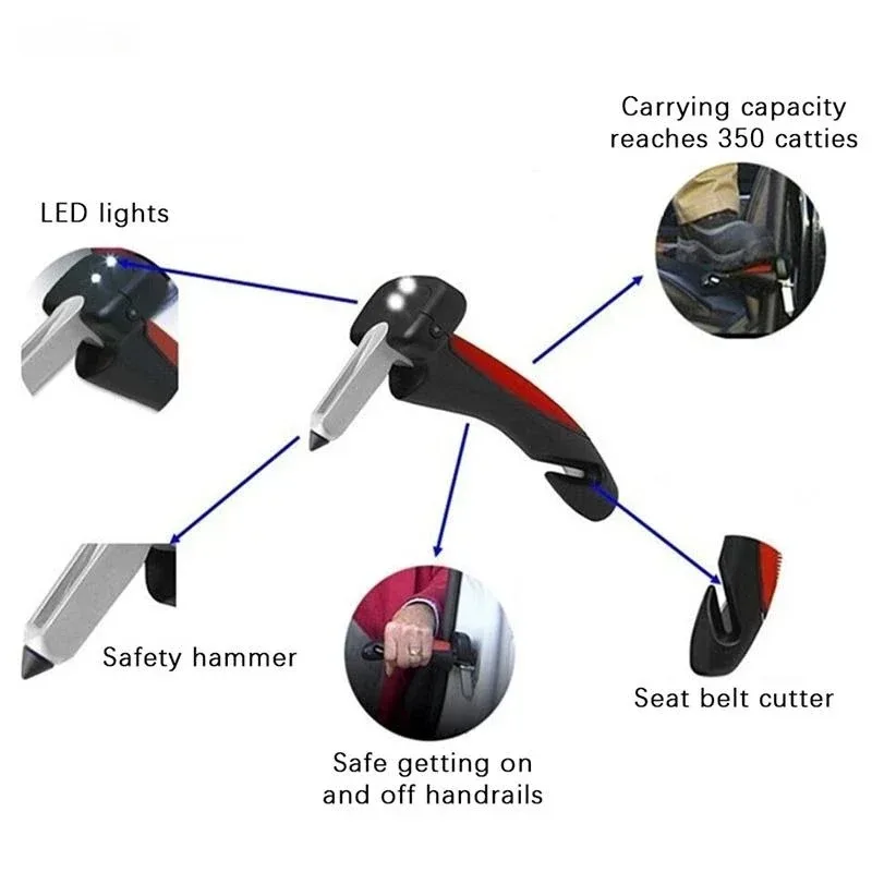 5 In 1 Vehicle Support Handles Car Assist Support Handle Multi-Function ...