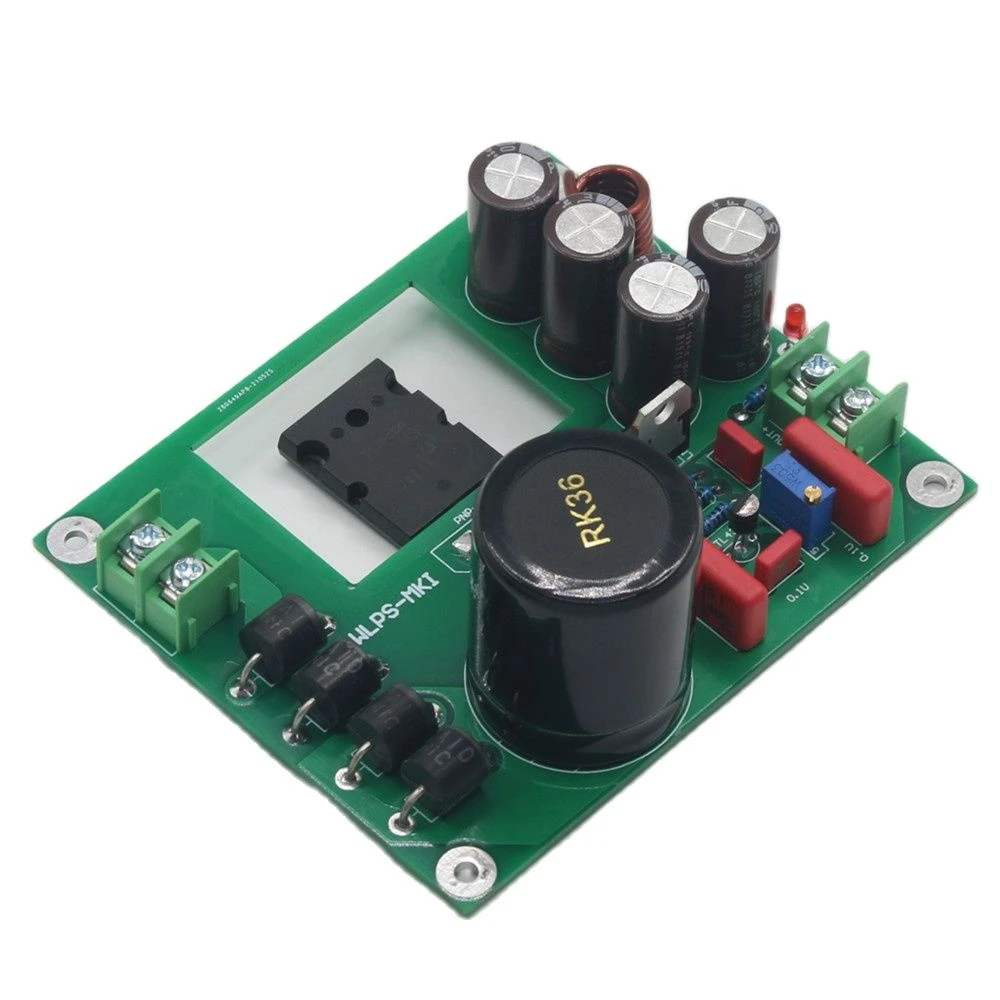 Montar lm317 tl431 precisão dc linear regulada placa de alimentação de ...