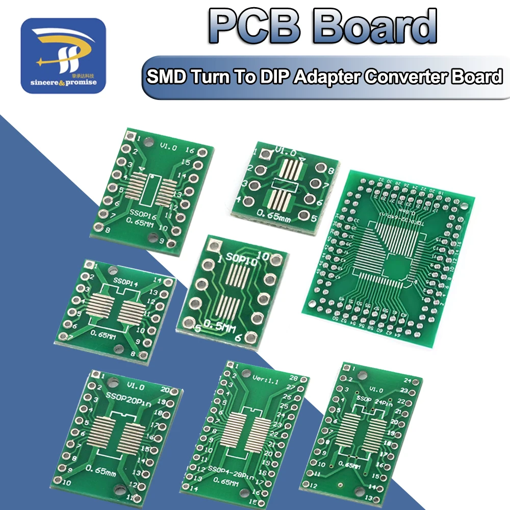 10PCS-PCB-Board-Kit-SOP24-SOP8-SOP14-SOP16-SOP20-SOP28-SMD-Turn-To-DIP ...