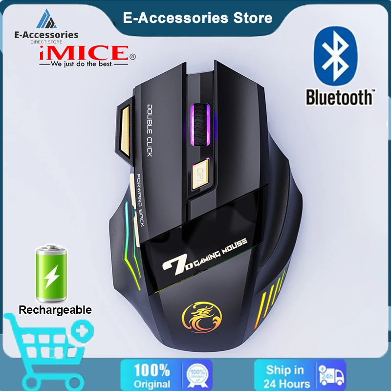 Rechargeable-2-4GHZ-Wireless-Mouse-Bluetooth-Gamer-Gaming-Mouse-With ...