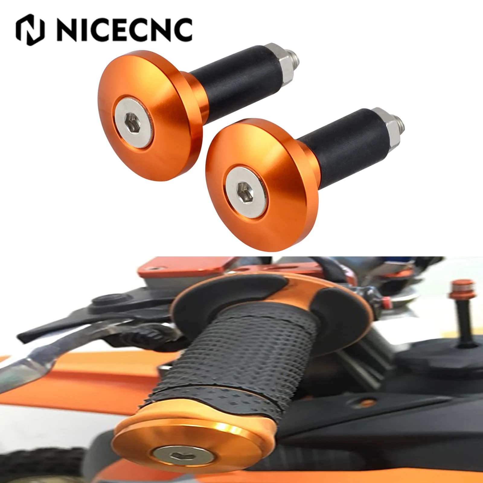 Handlebar-End-Cap-Plug-for-KTM-EXC-200-250-300-450-500-525-530-690 ...
