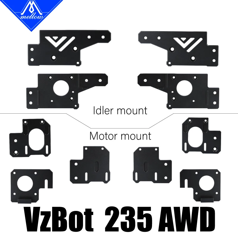 Mellow High-Precision CNC VzBoT Vz235 AWD Motor Mount For Ultra-High ...