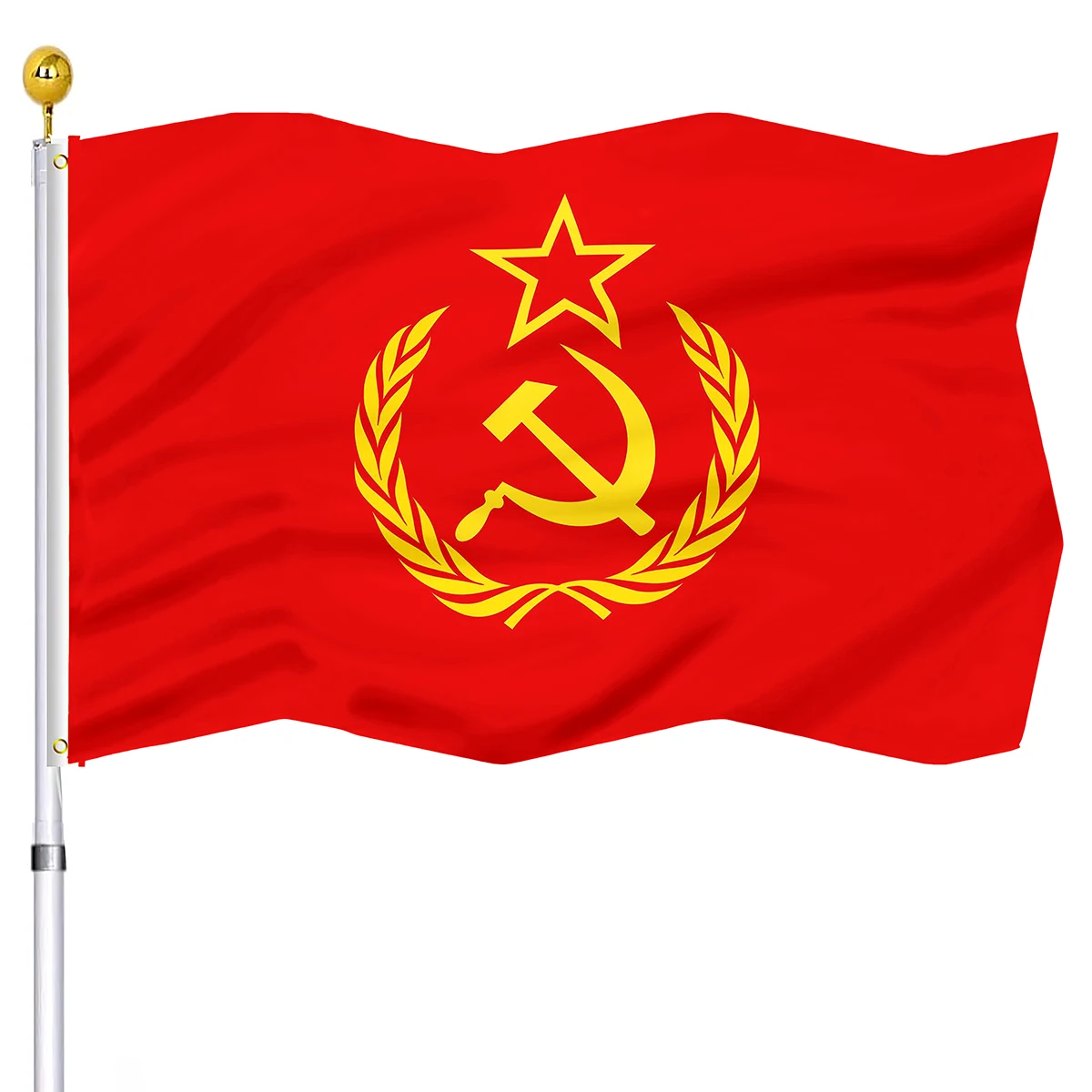 Russian-Soviet-Communism-Flag-Vivid-Color-Russian-Victory-Day-CCCP-USSR-Banner-Flag-with-Brass ...