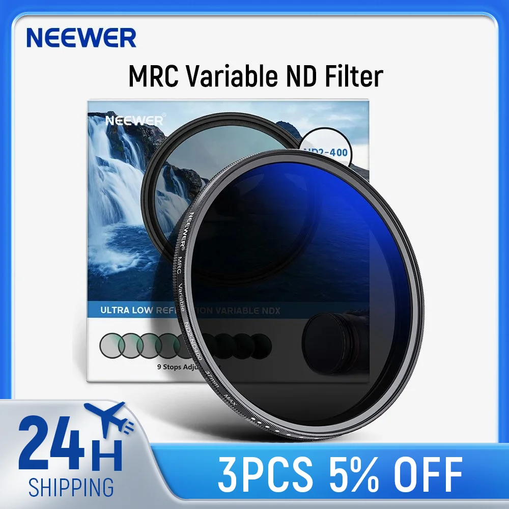 NEEWER-MRC-Variable-ND-Filter-ND2-ND400-Neutral-Density-Adjustable-ND ...
