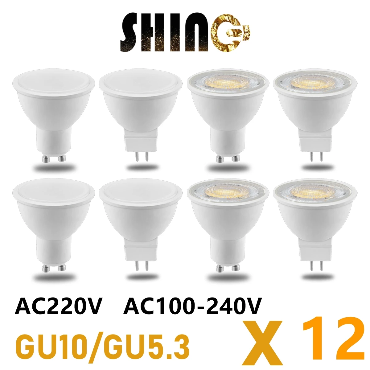 12Pcs-GU10-MR16-Led-Spotlight-AC220V-AC110V-AC230V-Bulb-Spot-GU5-3-GU10 ...
