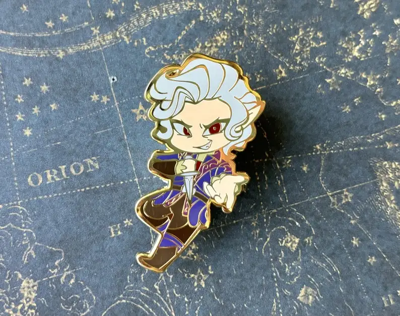 Astarion Hard Enamel Pin | Baldur's Gate - AliExpress 36
