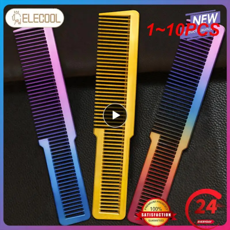 1-10PCS-Barber-Hair-Clipper-Fade-Combs-Professional-Men-s-Flat-Top-Hair ...