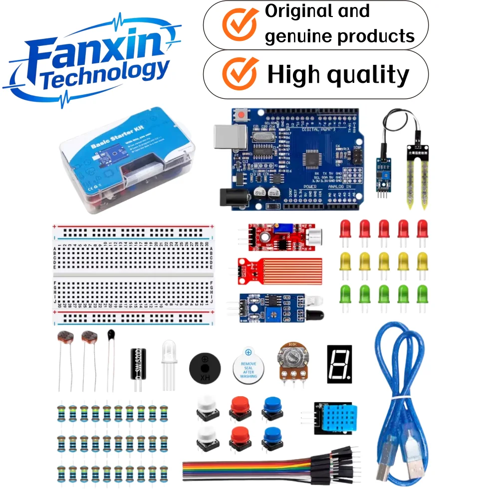 Complete Starter Kit Programming Learning Kit + 40 Projects for Arduino ...