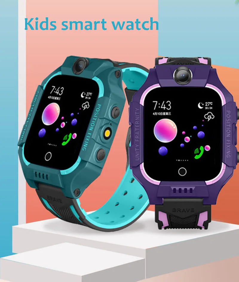 Children Smartwatch LBS Tracker Location Kids Smart Watch SOS Call ...
