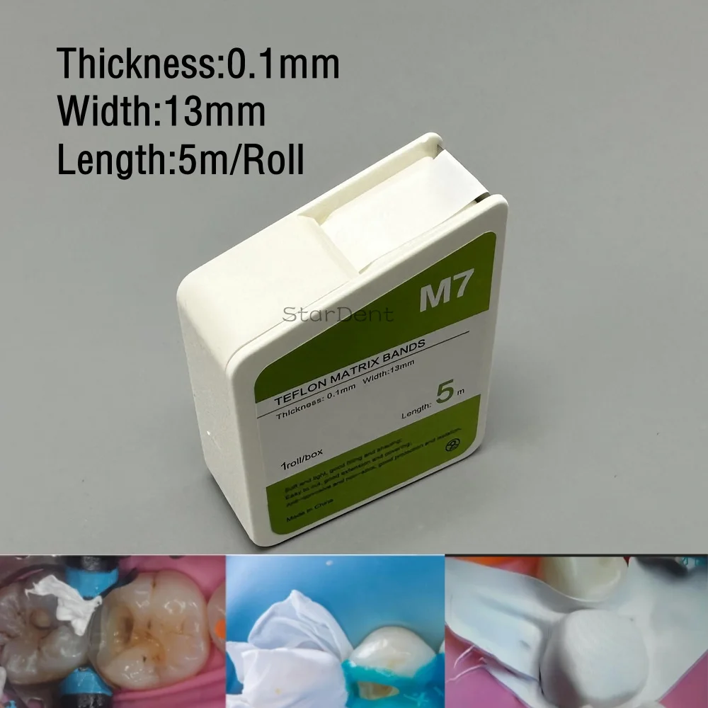 Dental-Teflon-Matrix-Bands-White-PTFE-Raw-Material-Belt-Contoured ...