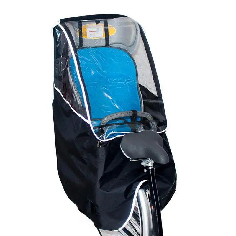 Bike-Child-Seat-Rain-Cover-Windproof-Front-Opening-Bicycle-Rain-Cover ...