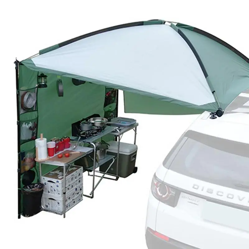 Heavy-Duty-Car-Tent-Auto-Rear-Side-Canopy-Outdoor-Camping-SUV-Tailgate ...