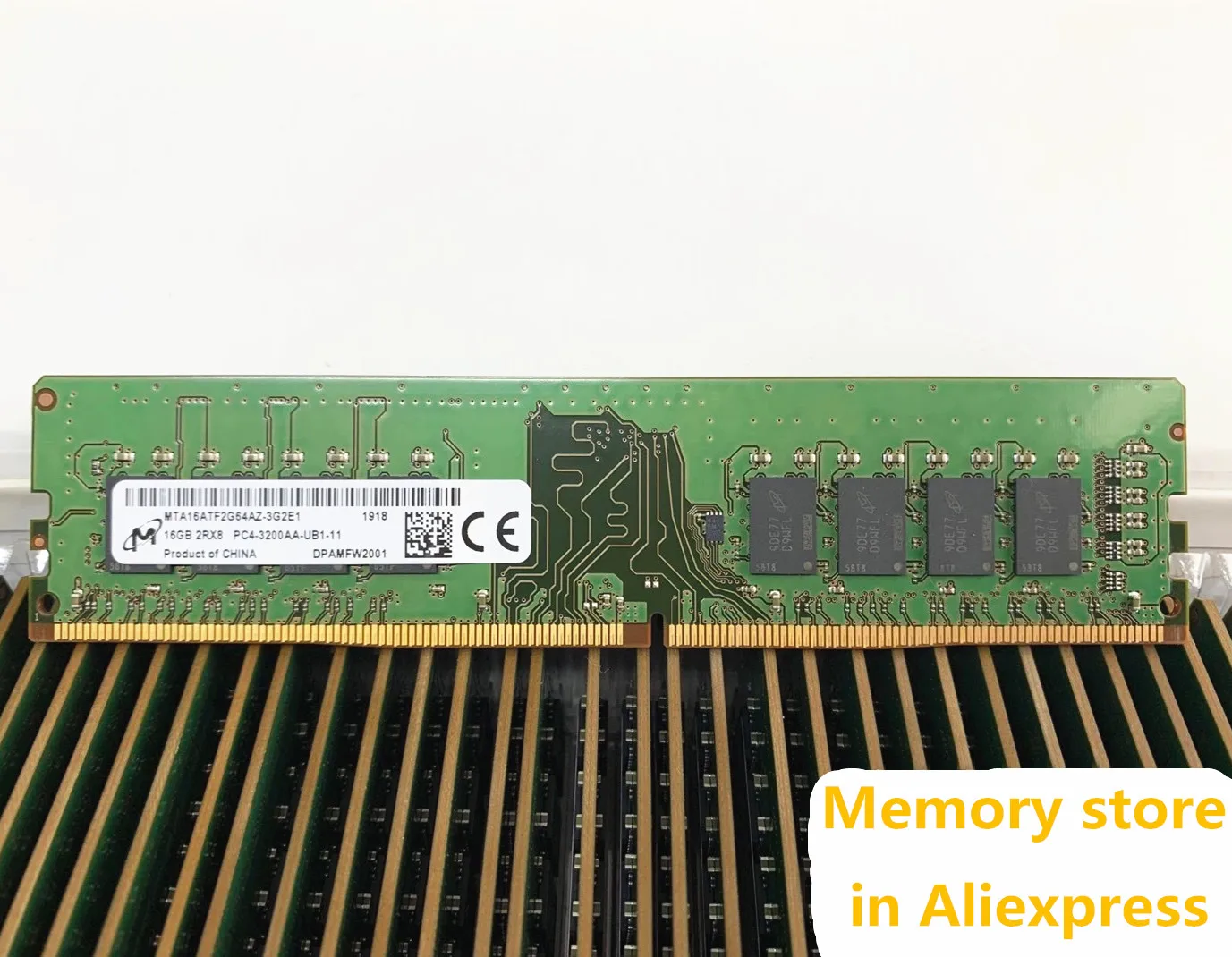 Micron DDR4 RAM 16GB 3200MHz UDIMM Desktop Memory DDR4 16GB 2RX8 PC4 ...