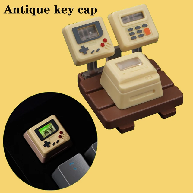 K-04 Keyboard Keycaps 3In1 For Mechanical Classic Retro Cute ...