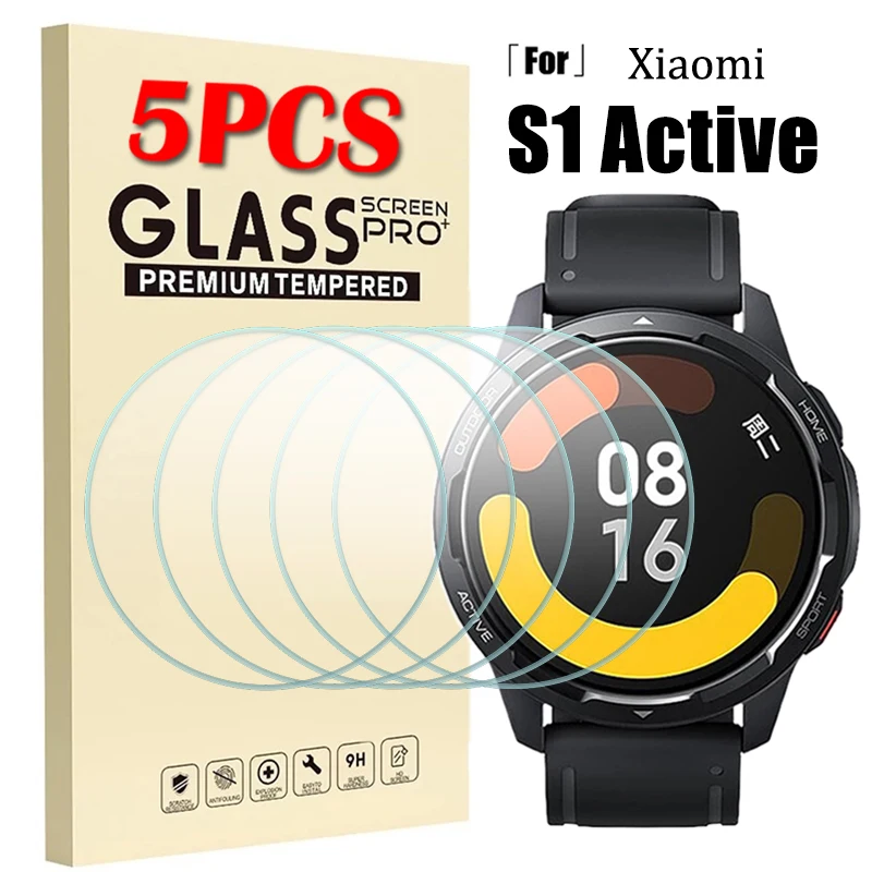 Tempered-Glass-for-Xiaomi-S1-Active-Smartwatch-Anti-scratch-Cover-HD ...