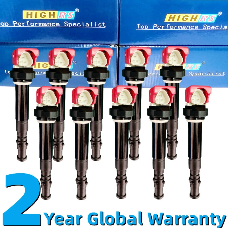 Ignition Coil Coils For BMW M5 M6 5.0L V10 E60 E61 E63 E64 S85 2006 ...