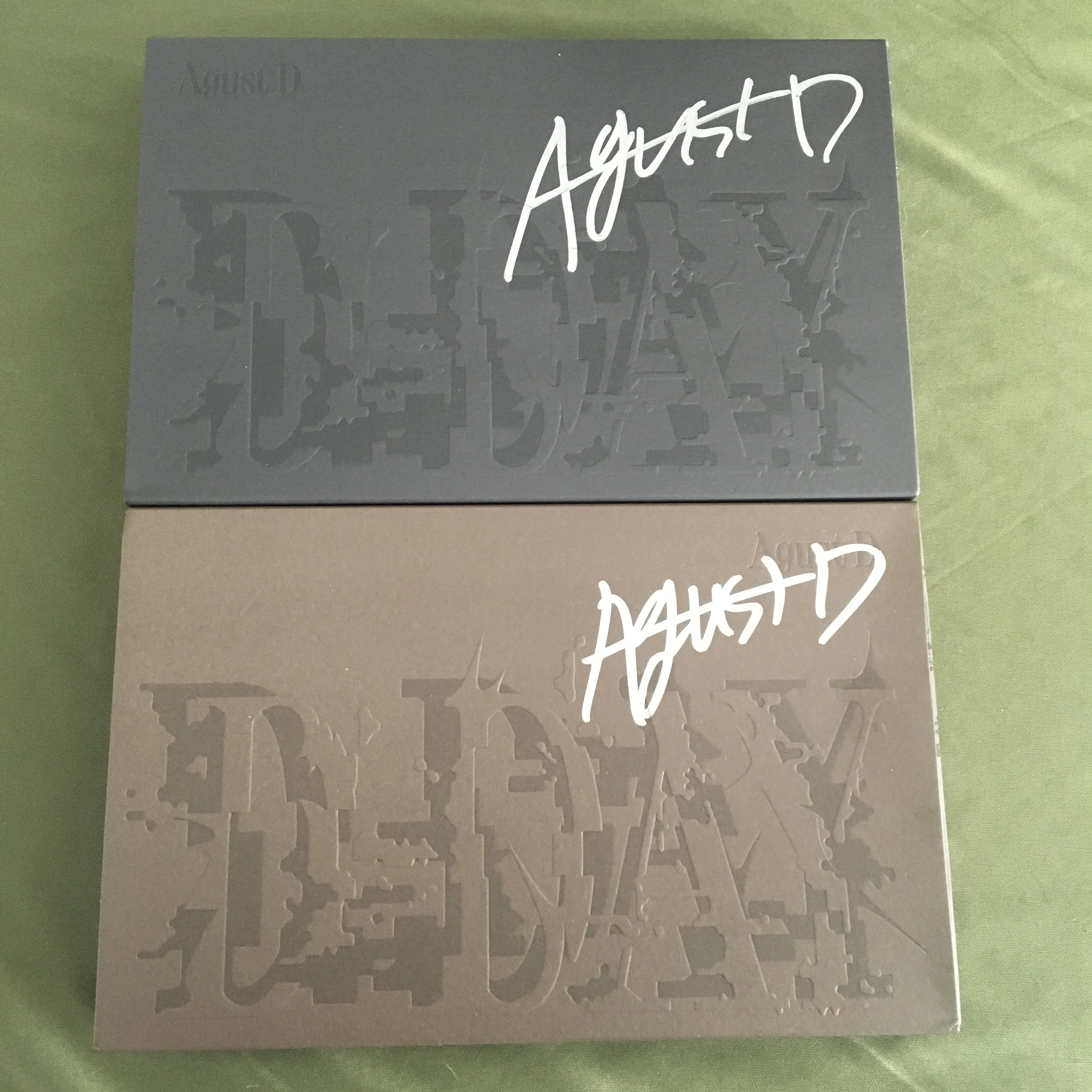 Autographed signed Agust D 1ST SOLO D-DAY CD+Photobook K-POP 2023AA