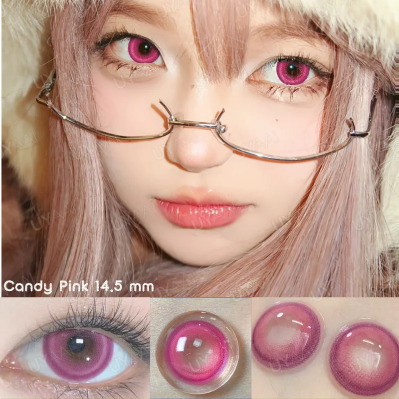 Pink Eye Lenses
