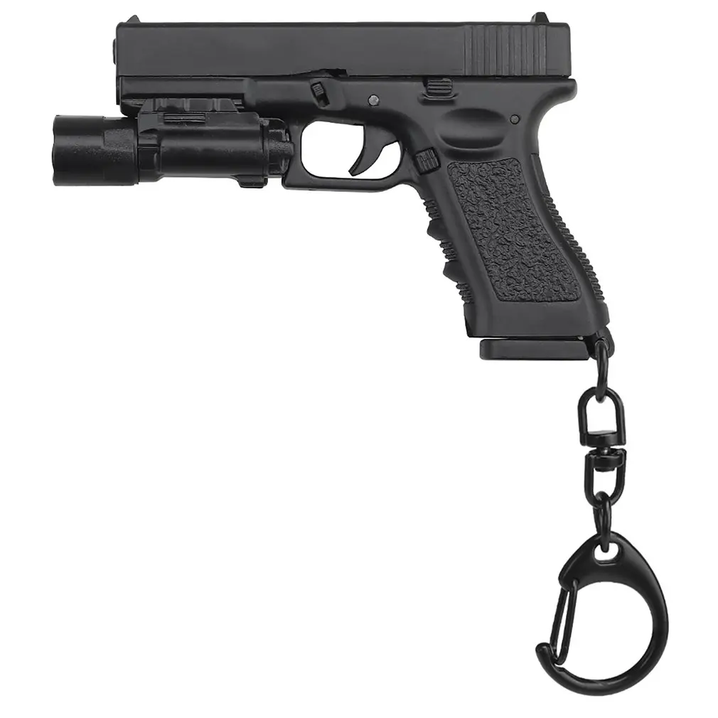 G17-Keychain-Mini-Pistol-Shape-Tactical-Keychain-Glock-17-Model-Plastic ...