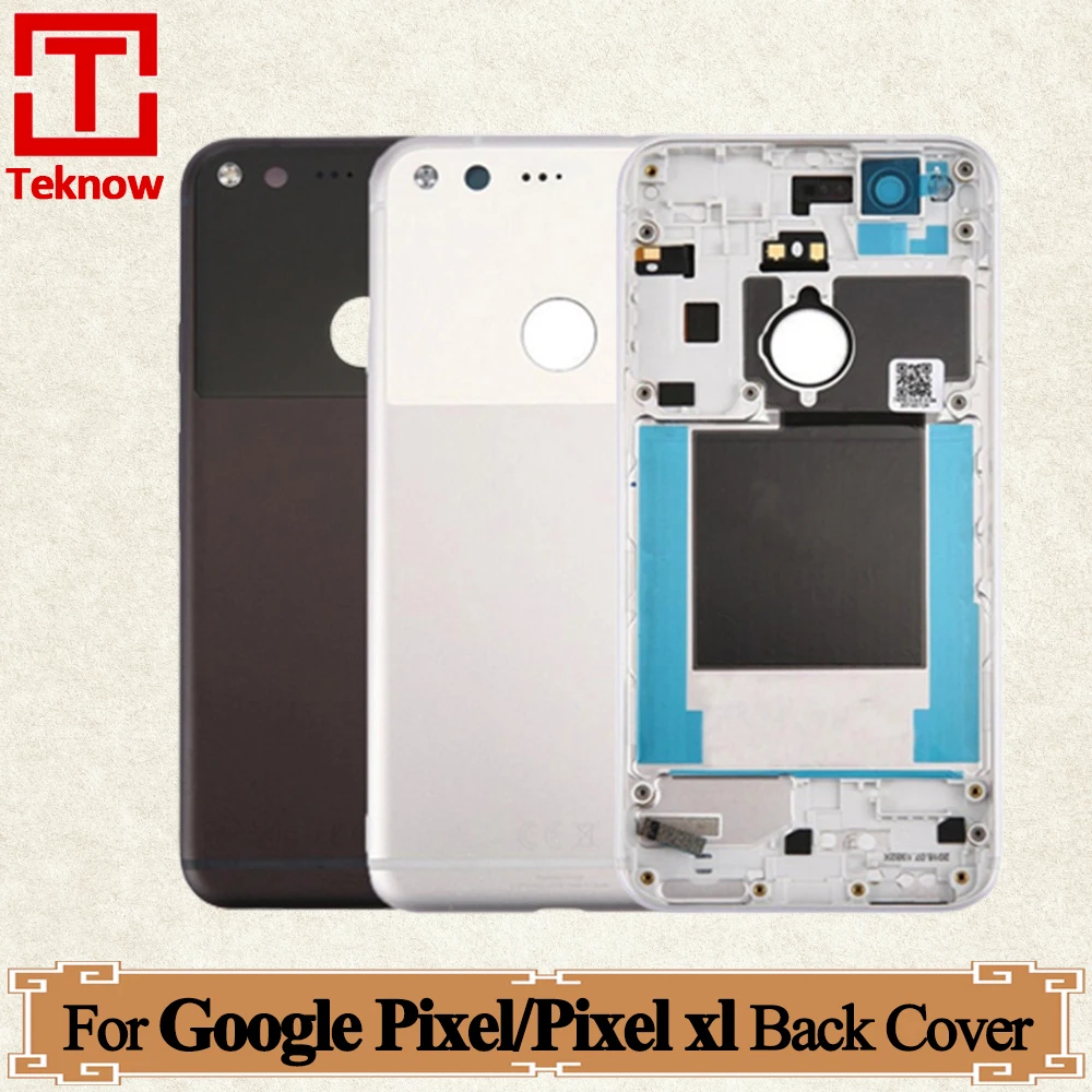 Original-Back-Cover-For-Google-Pixel-Back-Battery-Cover-Rear-Glass-Door ...
