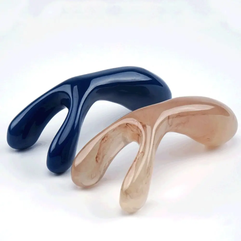 Resin-Face-Lifting-Stone-Guasha-Scraping-Facial-Y-shaped-Fork-Massage ...