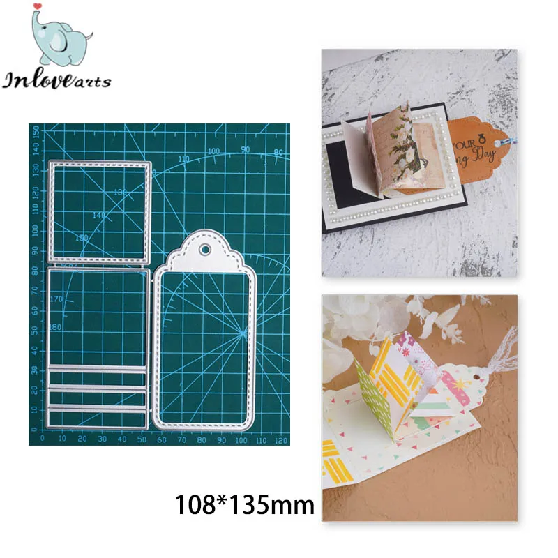 InLoveArts-3D-Pop-Up-Frame-DIY-Metal-Cutting-Dies-Stencil-Scrapbooking ...
