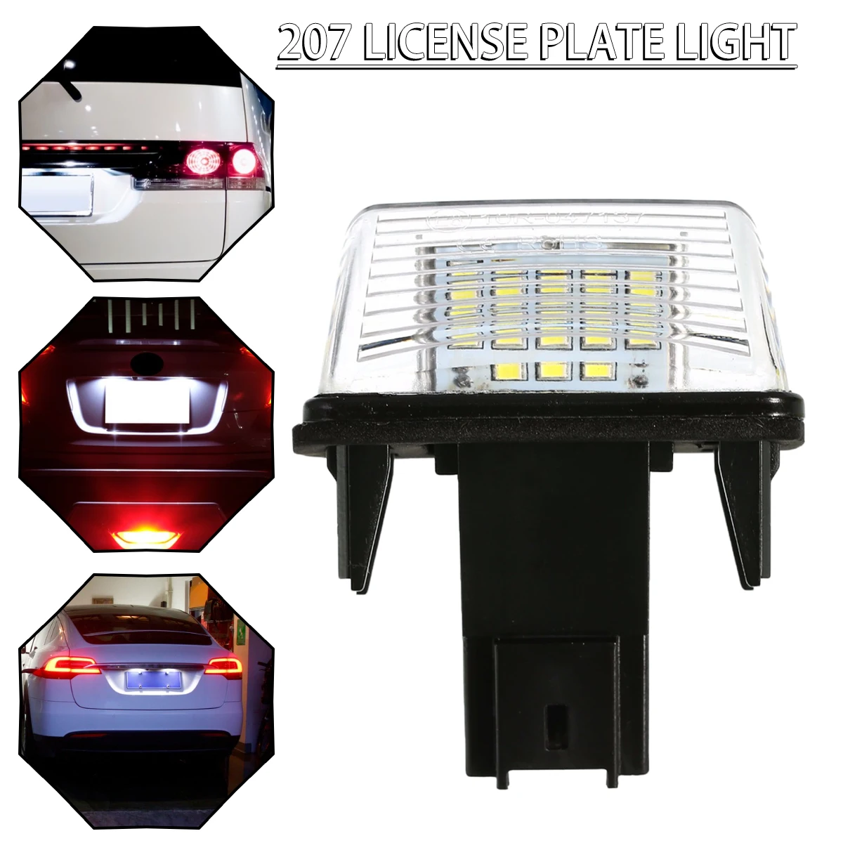 1 adet için Peugeot 206 207 306 307 406 407 Citroen C3 C4 C5 12V LED ...
