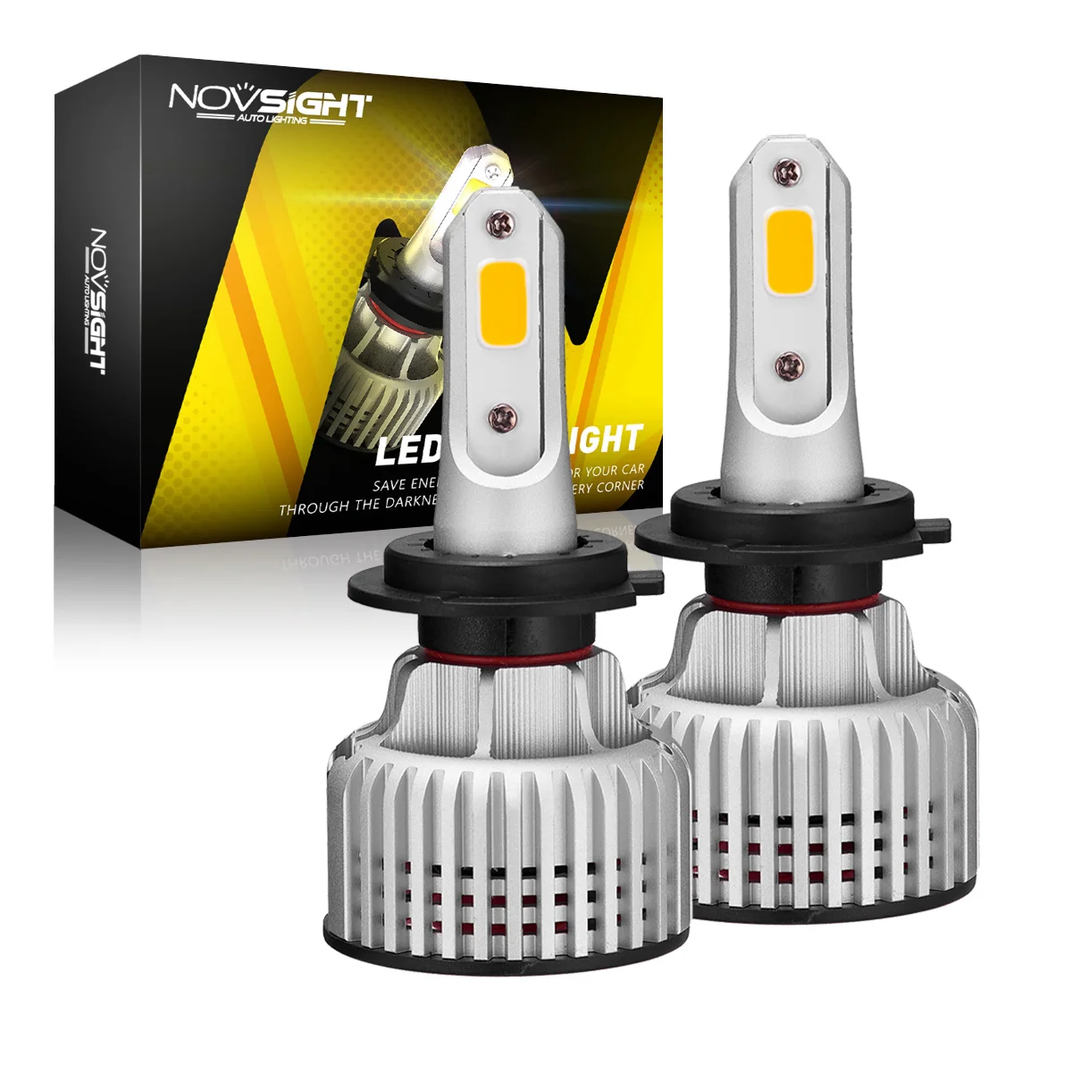 NOVSIGHT H11 Led Fog Lights Bulbs H1 H8 H9 H3 H4 H7 Car Accessories ...