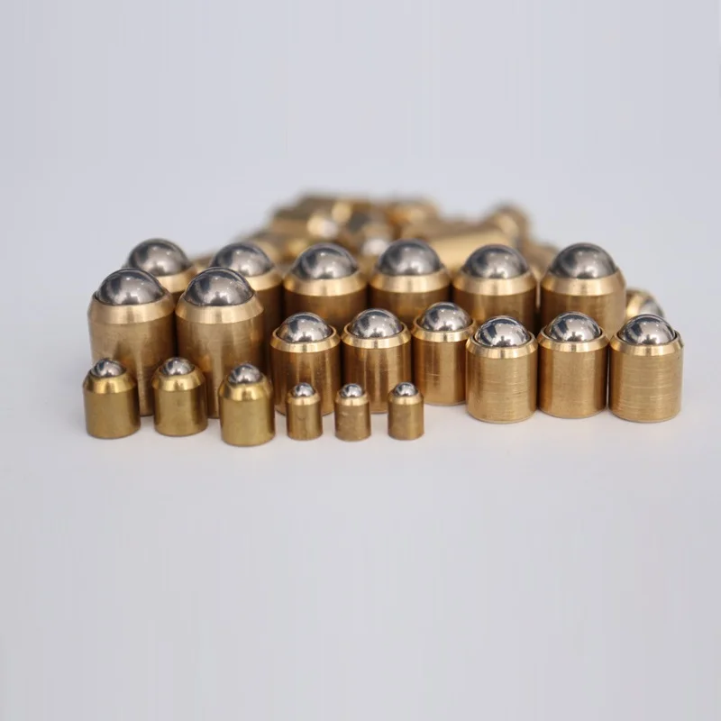 5/10pcs D3-d12 Brass Accuracy Positioning Beads Screw Smooth Spring ...
