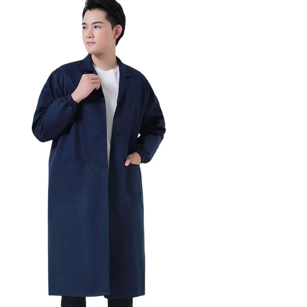 Labor-insurance-women-s-work-dust-cover-coat-long-coat-jacket-male ...