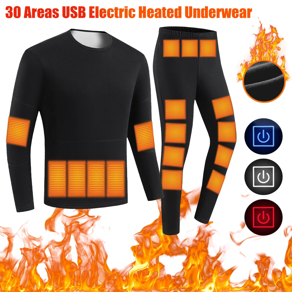 30-Heating-Zones-USB-Electric-Heated-Underwear-Winter-Outdoor-Sport ...