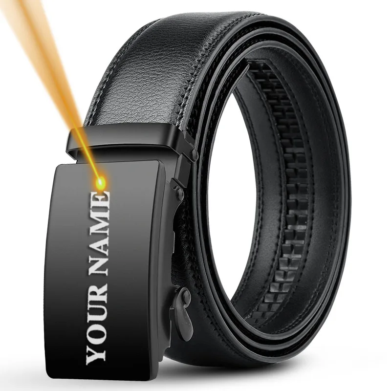 3-0-3-5cm-Belts-Men-Black-Automatic-Buckle-Belt-Engraving-Name-LOGO ...