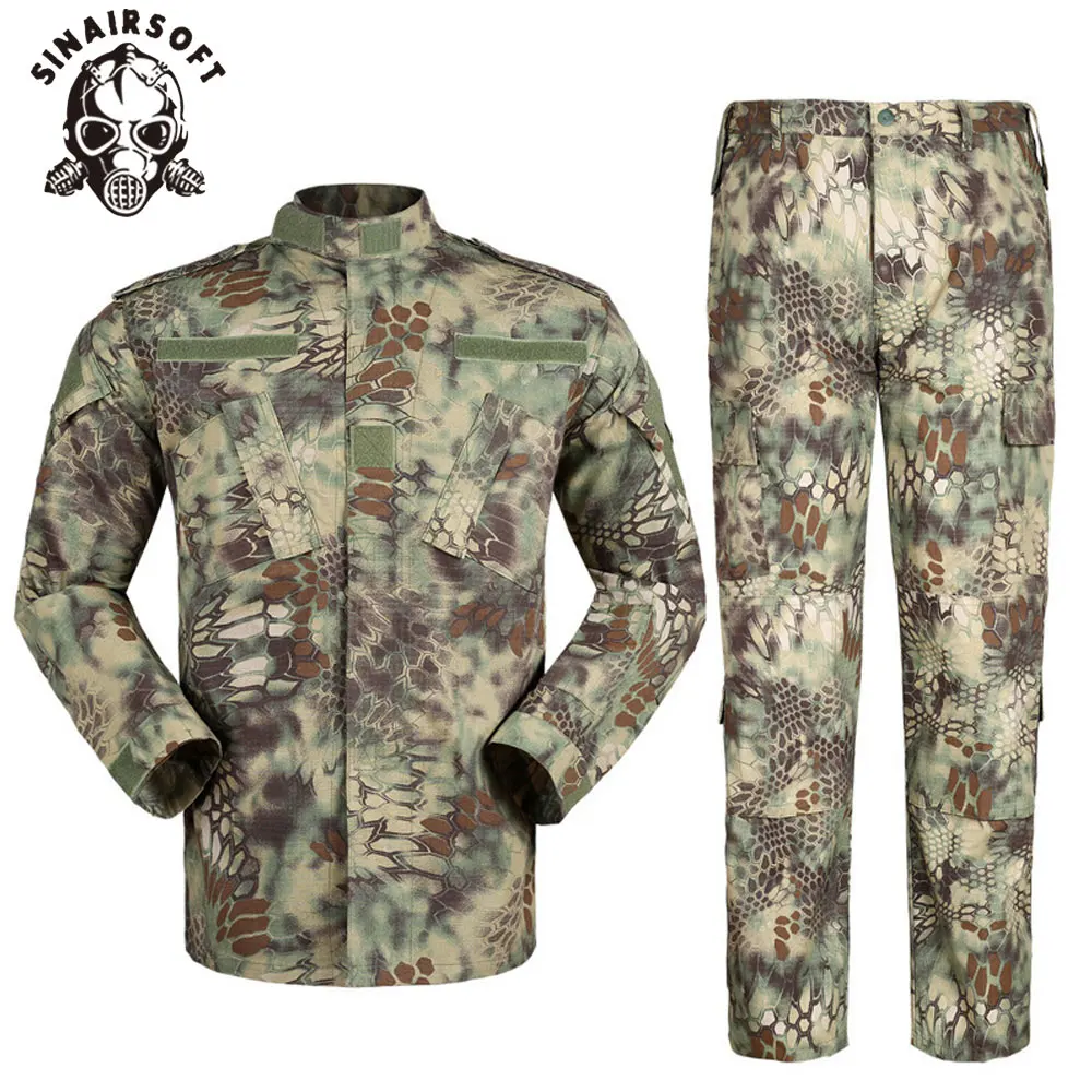 Sinairsoft Kryptek Mandrake Camouflage Suit Military Uniform Shirt