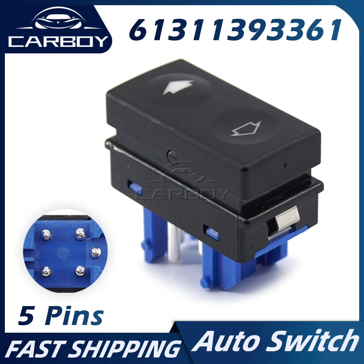 61311393361 Car Power Window Lifter Control Switch For BMW E36 3 Series ...
