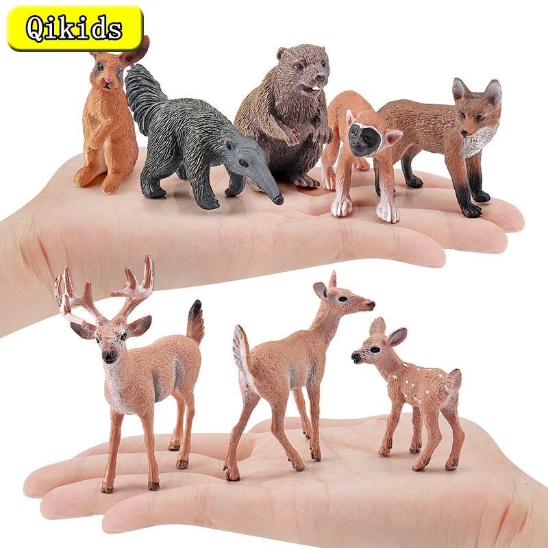 Action Figures Forest Animals | Figurines Animals Forest - New Model ...