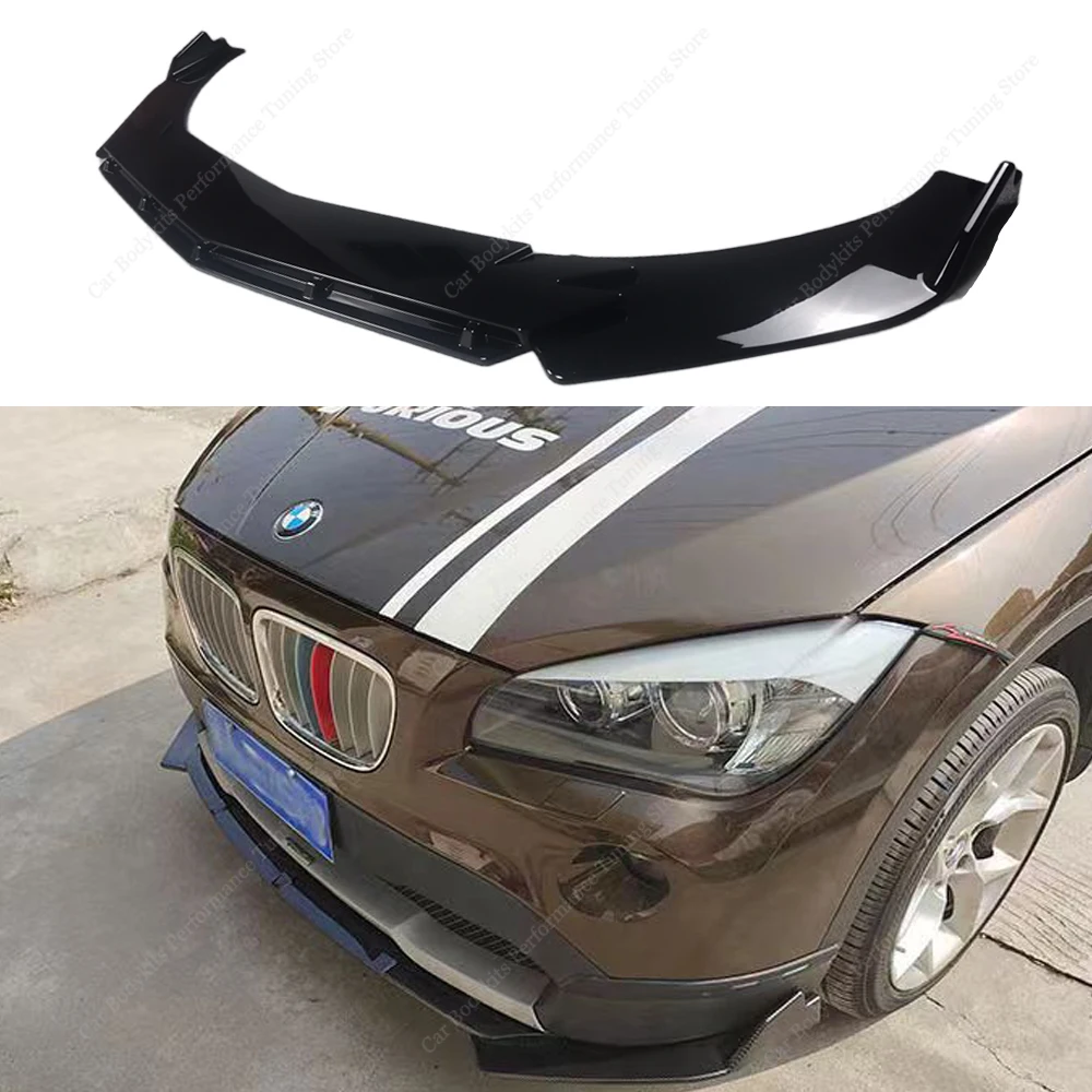 For-Bmw-X1-E84-Racing-Style-3Pcs-Front-Bumper-Lip-Spoiler-Splitter ...