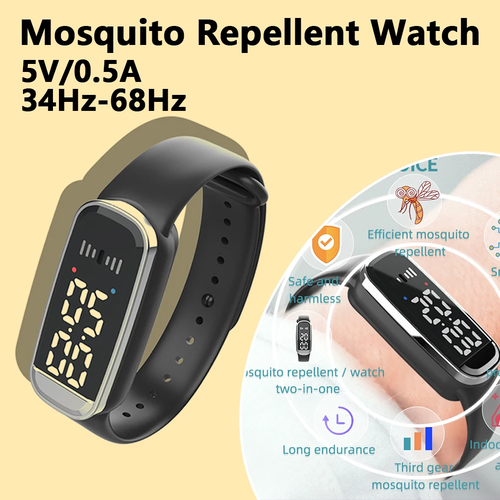 Ultrasonic-Mosquitoes-Repeller-Bracelet-Anti-Mosquitoes-Bite-Wristband ...