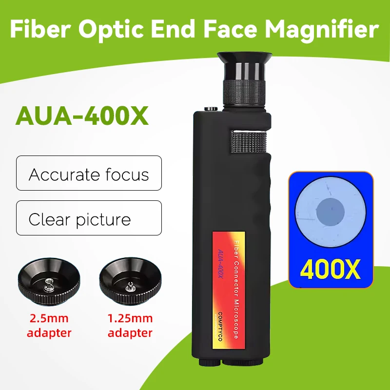 Handheld AUA-200X/400X/200XD Fiber Optical Inspection Microscope LED ...