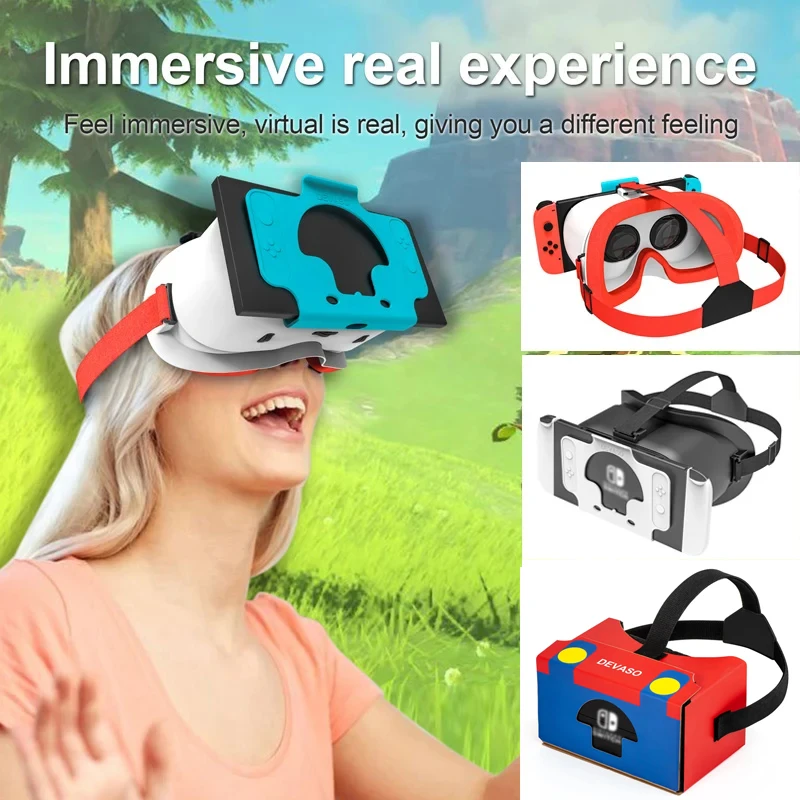 DEVASO-VR-Headset-for-Nintendo-Switch-OLED-3D-Glasses-Virtual-Reality ...