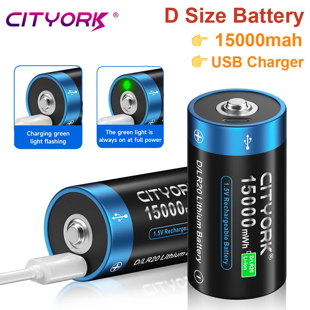 1-5V-15000mWh-D-size-Rechargeable-battery-USB-charging-lithium-LR20-battery-for-Gas-stove ...